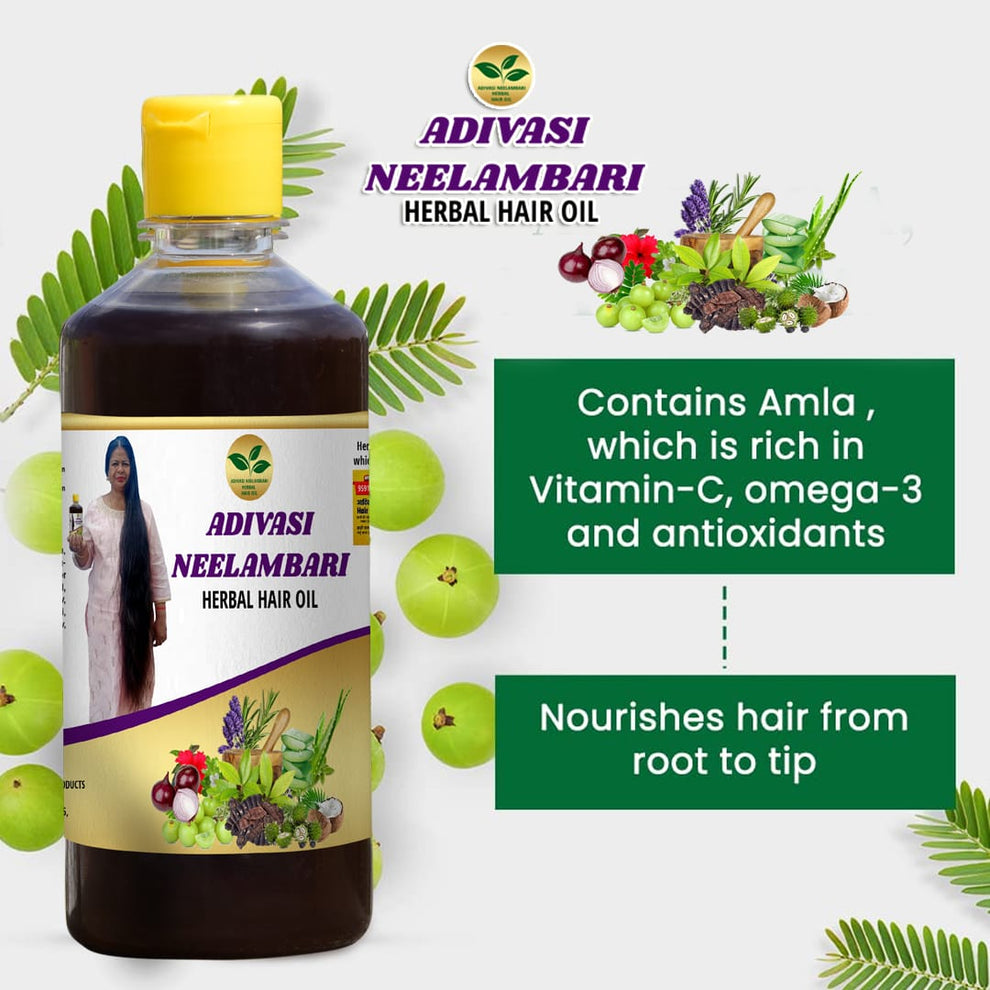 Adivasi Neelambari Herbal Hair Oil🌿 – Neelambari Herbal Product